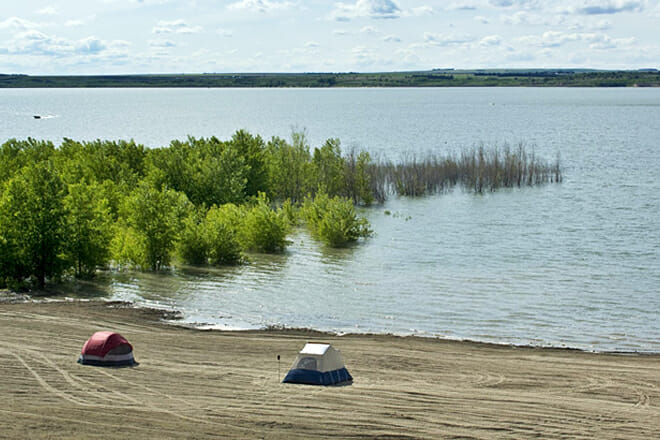 Swanson Reservoir State Recreation Area Beach &mdash; Trenton