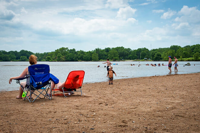 Tuttle Creek State Park Beach &mdash; Manhattan