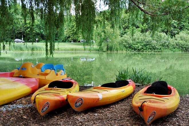 Veterans Park Lagoon — Lincoln Memorial Drive