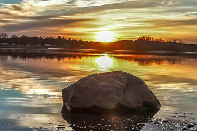 Wagon Trail Lake State Recreation Area Beach &mdash; Lincoln