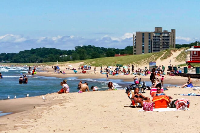 Washington City Beach &mdash; Michigan City