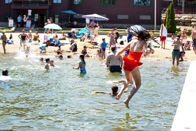 Lake Placid Public Beach &mdash; Lake Placid