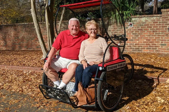 private pedicab tour of downtown raleigh