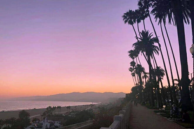 Santa Monica Pier And Beach