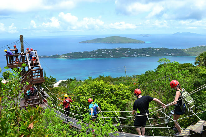 Tree Limin&rsquo; Extreme Zipline St. Thomas