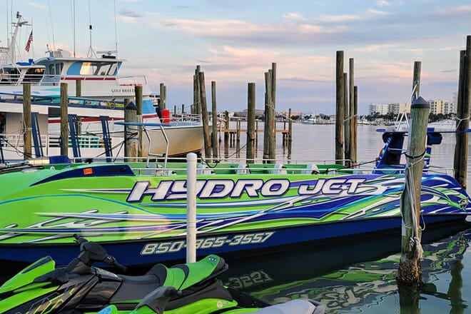 Hydrojet Sunset over the Gulf of Mexico Tour in Destin