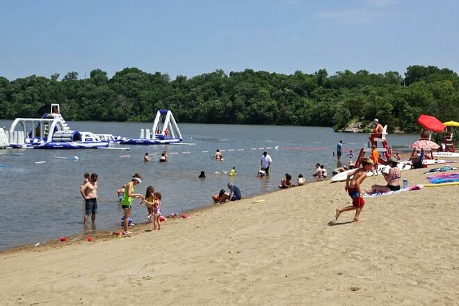 Lake Olathe Park Beach &mdash; Kansas