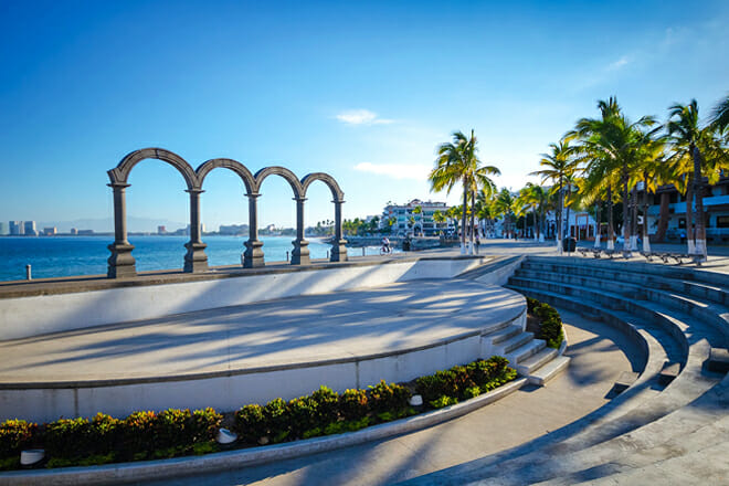 Malecon In Puerto Vallarta