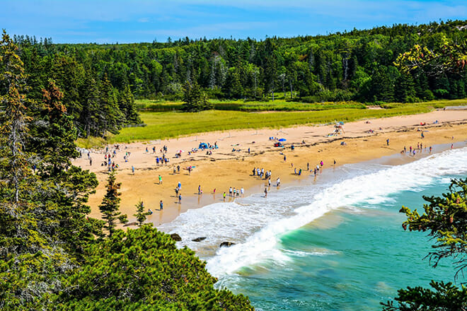 Sand Beach — Maine