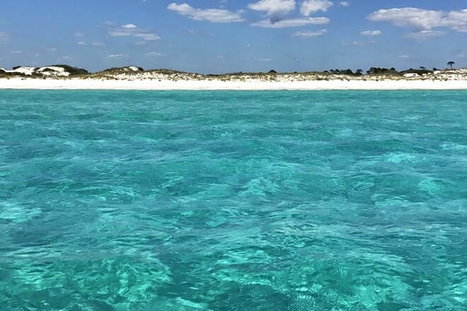 Shell Island White Sand Beach &mdash; Panama City Beach