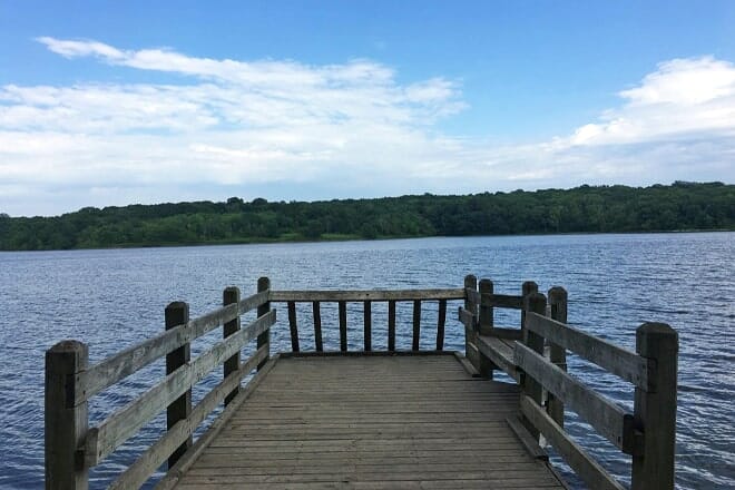 Watkins Woolen Mill State Park Beach &mdash; Missouri