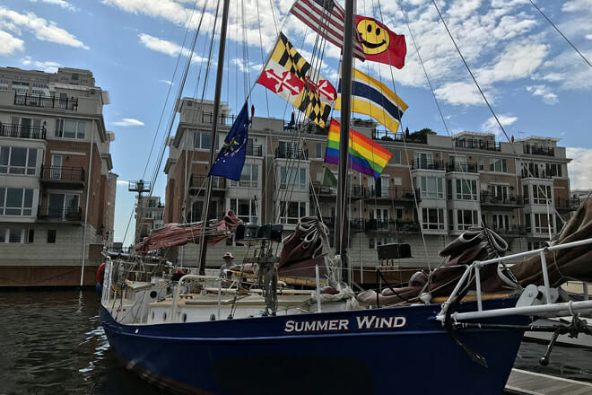 Baltimore History Sail on the Summer Wind