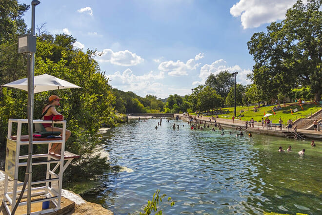 Barton Springs Municipal Pool &mdash; Austin