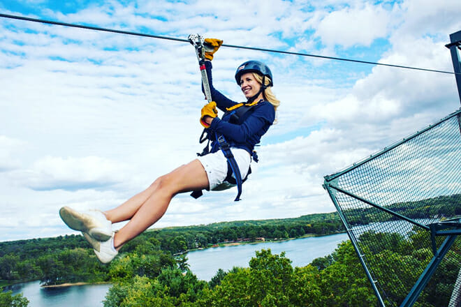 Bigfoot Zipline &mdash; Wisconsin Dells
