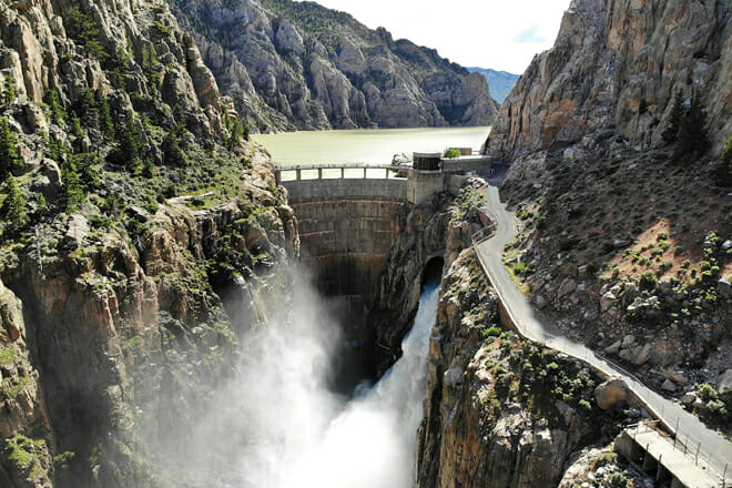 Buffalo Bill Dam &mdash; Cody