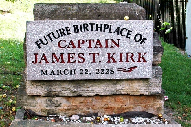 Captain James T. Kirk Future Birthplace &mdash; Riverside