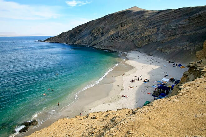 Playa de la Mina &mdash; Paracas