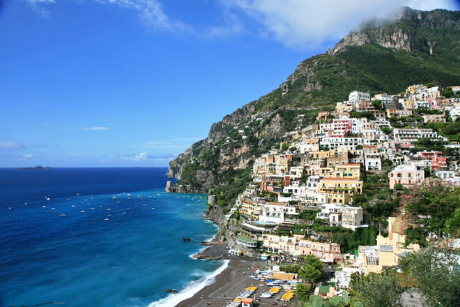 Positano Beach &mdash; Amalfi Coast Italy