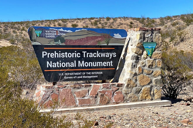 Prehistoric Trackways National Monument &mdash; Las Cruces