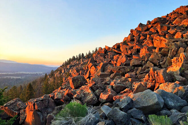 Ringing Rocks &mdash; Butte