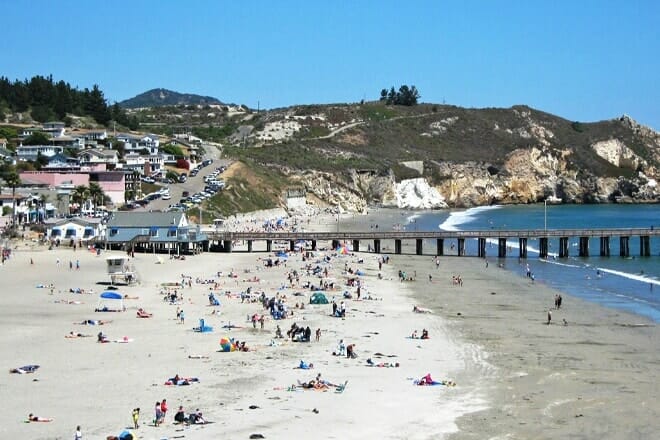 avila main beach &mdash; avila beach