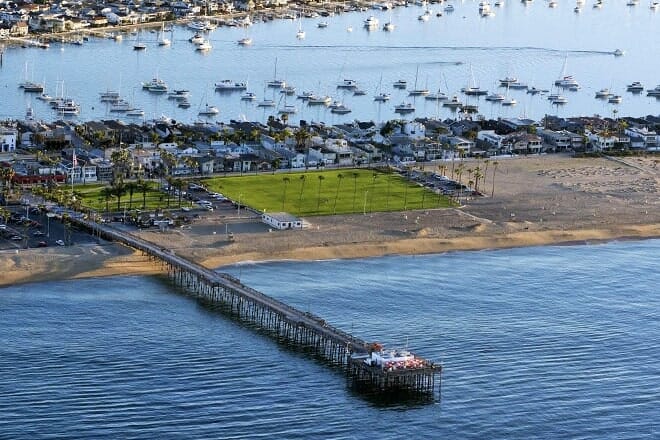 balboa pier beach &mdash; newport beach
