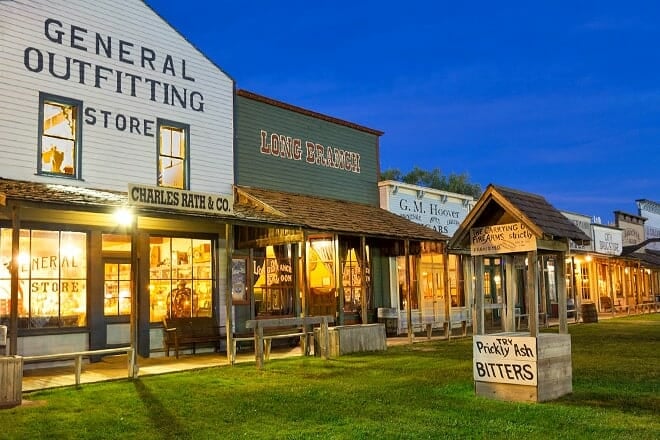 boot hill museum and front street &mdash; dodge city