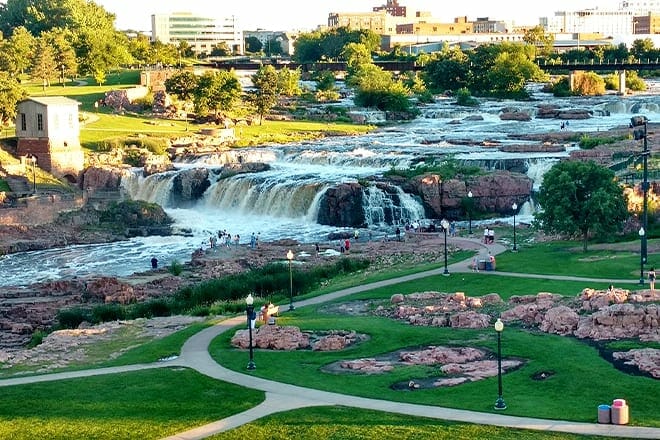 falls park &mdash; sioux falls