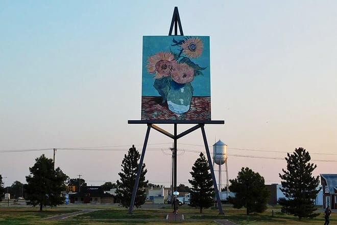 giant van gogh painting &mdash; goodland