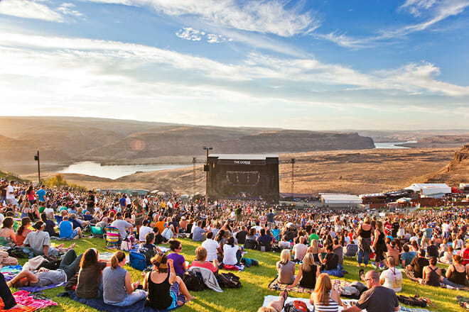 Gorge Amphitheatre &mdash; George