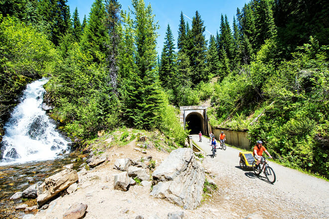 Hiawatha Mountain Bike Trail &mdash; Mullan
