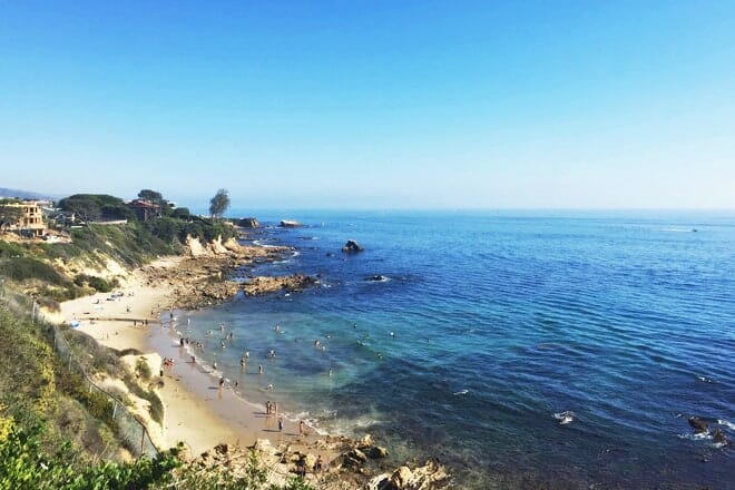 little corona del mar beach &mdash; newport beach
