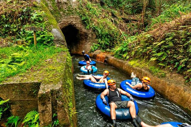 Mountain Tubing Through Canals and Tunnels &mdash; Lihue