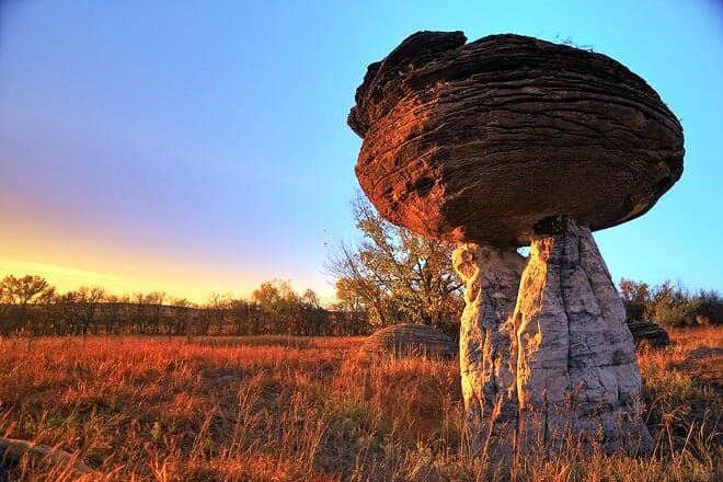 mushroom rock state park &mdash; brookville