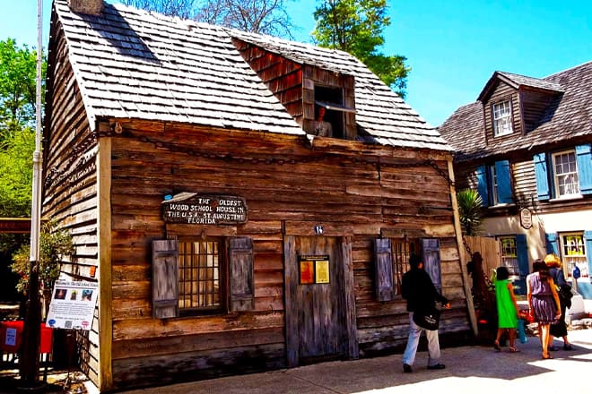 Oldest Wooden Schoolhouse Historic Museum & Gardens
