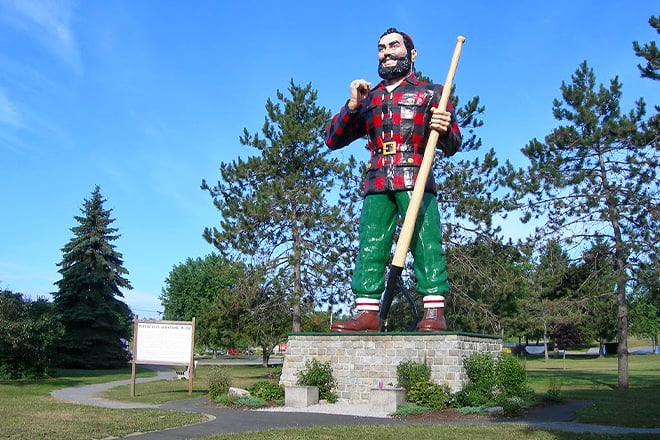 paul bunyan statue — bangor