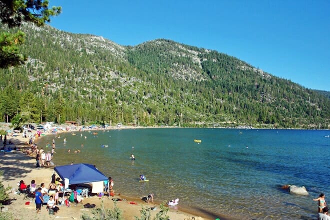 sand harbor beach — north shore