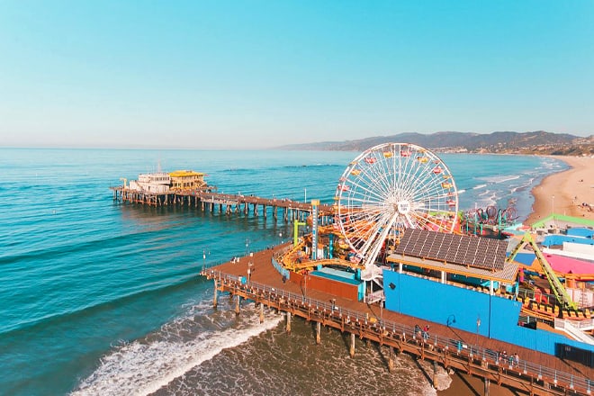 santa monica state beach &mdash; santa monica