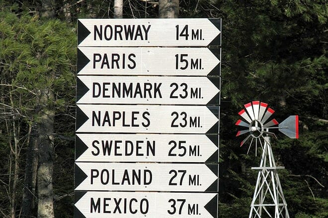 world traveler sign — bethel