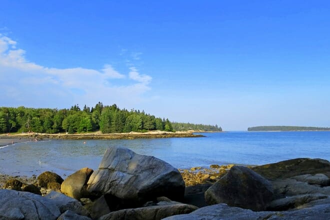 birch point state park beach &mdash; camden