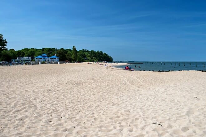 breezy point beach &mdash; chesapeake beach