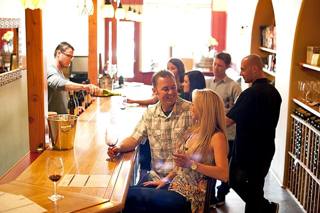 casa barranca tasting room