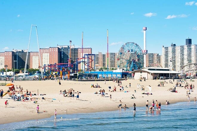 coney island beach — brooklyn