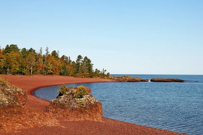 hunter's point park beach &mdash; copper harbor