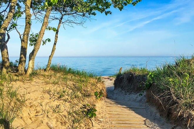 kohler-andrae state park beach &mdash; sheboygan