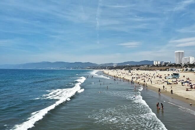santa monica state beach