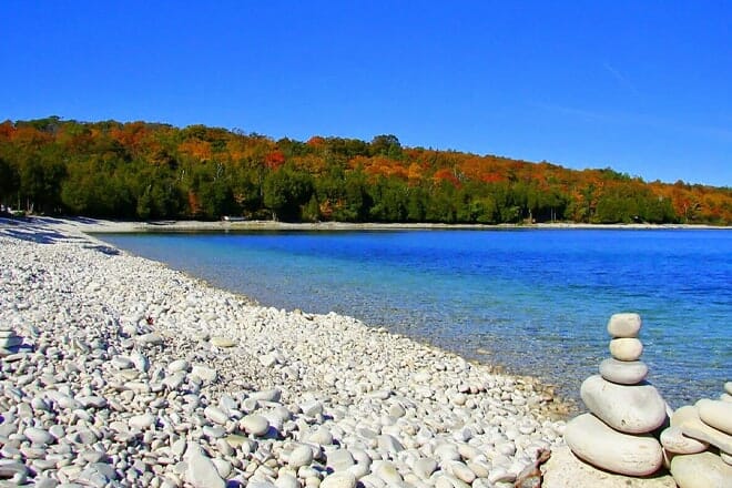 schoolhouse beach &mdash; washington island