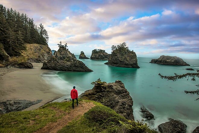 secret beach &mdash; brookings