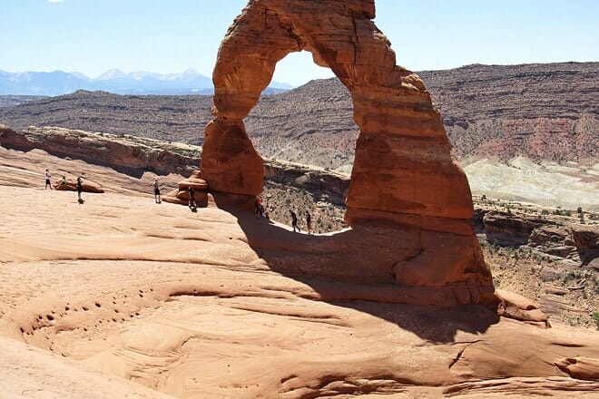 delicate arch in arches national park