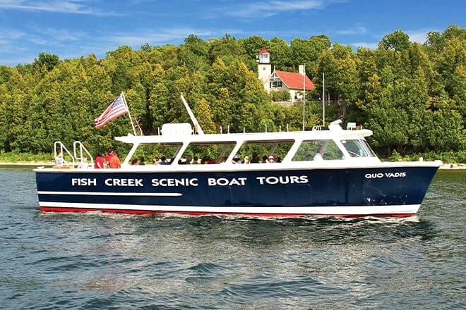 fish creek scenic boat tours